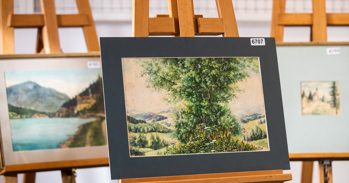 Tranh của Hitler ế thê thảm trong phiên đấu giá ở Đức