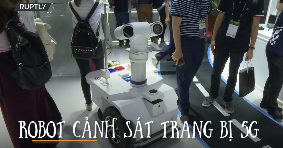 Cảnh sát robot cũng cập nhật lên công nghệ 5G