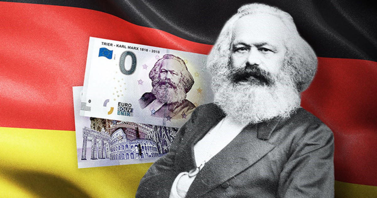Tiền mệnh giá 0 euro cháy hàng nhờ in hình Karl Marx